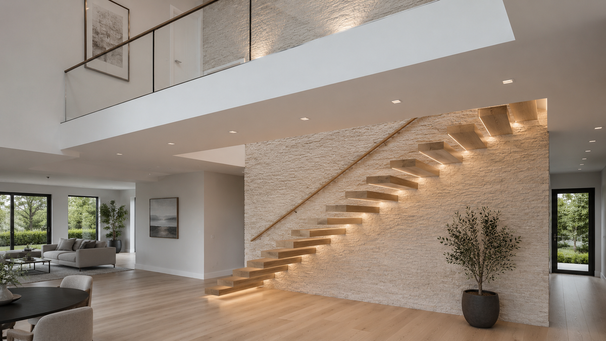 Modern Staircase Design Trends 2026: Floating Stair Ideas – Elevated Stairs